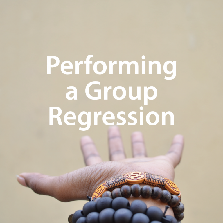 Performing a Group Regression