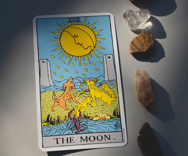 XVIII The Moon Tarot Card Meaning Reversed & Upright Guide